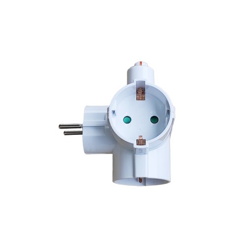 FICHA TRIPLA REDONDA COM INTERRUPTOR 16A - FICHAS ELECTRICAS - MATERIAL ...